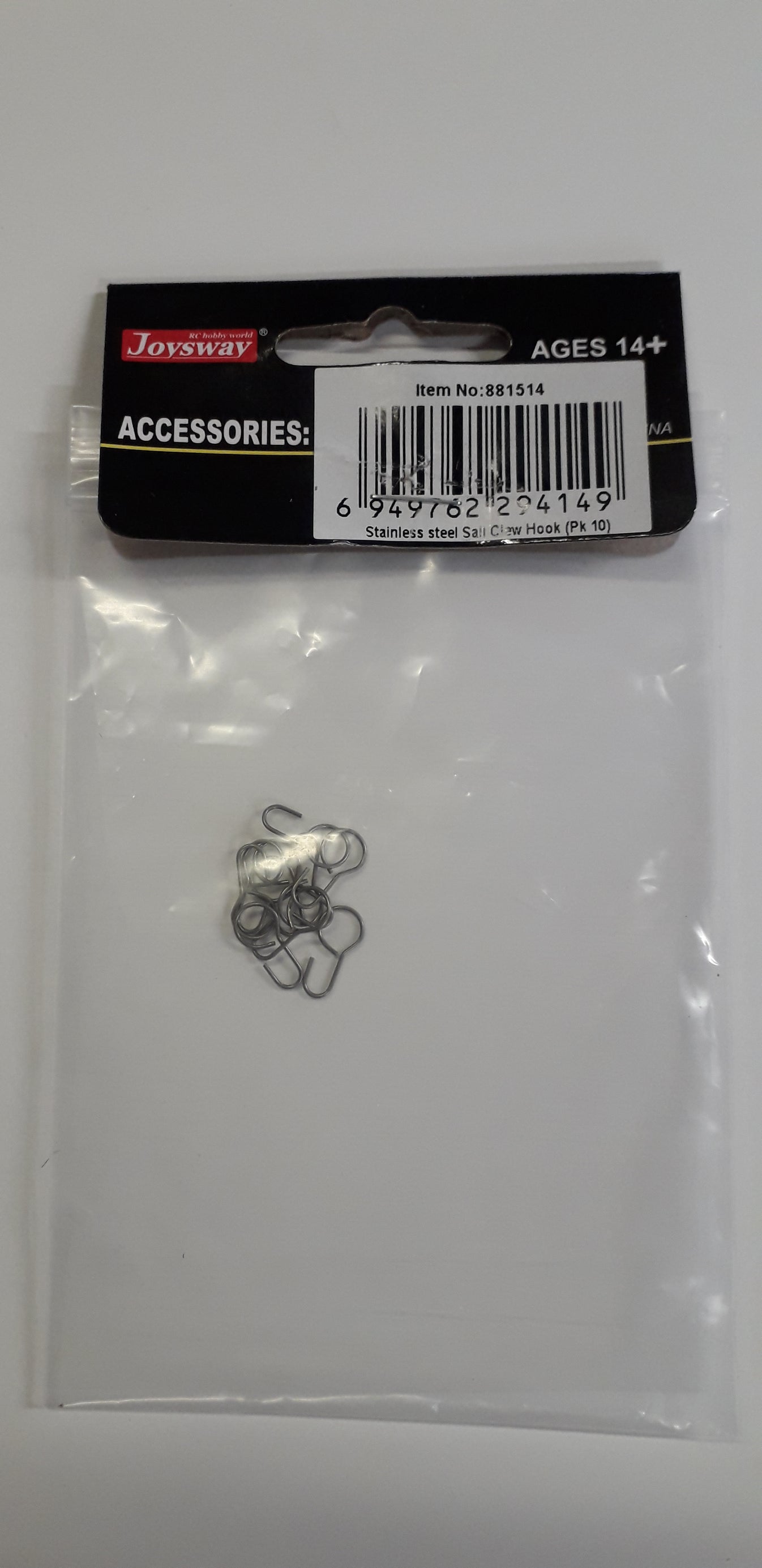 DF65 SS Sail Clew Hook (pk10) SKU881514 – Dragon Yacht Supplies NZ